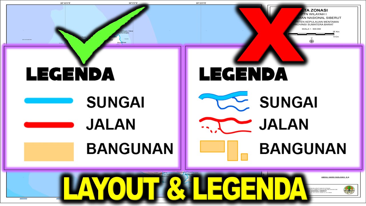 Membuat Layout Peta Professional & Sesuai Standar - ArcGIS - YouTube