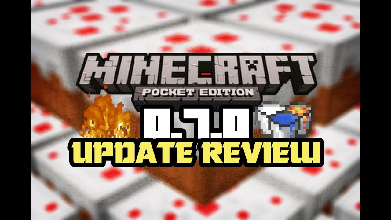Update 0.7.0 | Minecraft Pocket Edition | Review and Showcase - YouTube