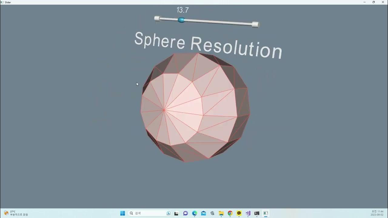 VTK Example - Slider - Cxx - YouTube
