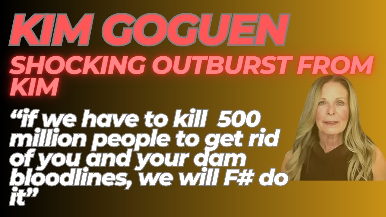 Kim Goguen | INTEL SitRep | Shocking Outburst From Kim - YouTube