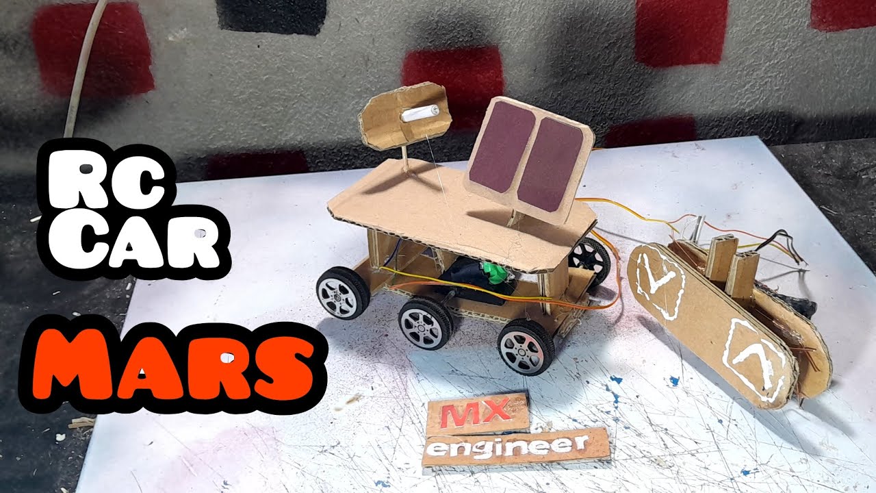 Make rc car with cardboard at home | mars car with cardboard - YouTube