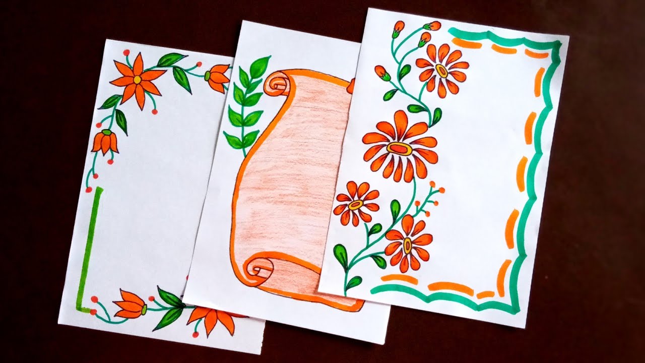 NEW BORDER DESIGN FOR PROJECT/ PROJECT WORK DESIGNS/ PORTFOLIO DESIGN ...