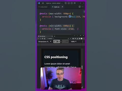 A better way to write media queries - YouTube