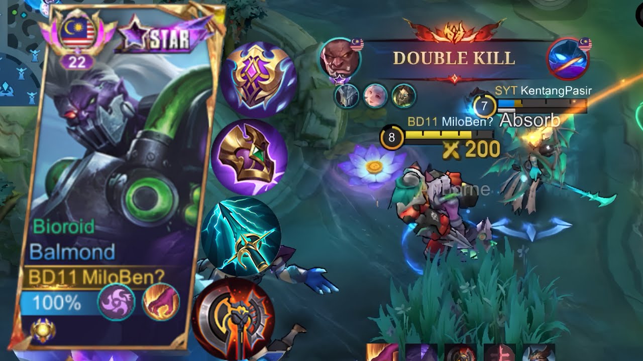 Balmond War Axe + Sky Piecer Sengeri Itukah Damage Balmond Di Early ...