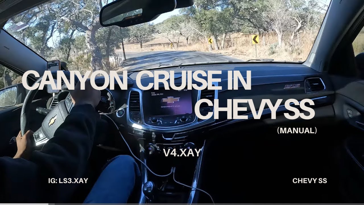 Canyon Cruise in Manual Chevy SS POV (4k) - YouTube