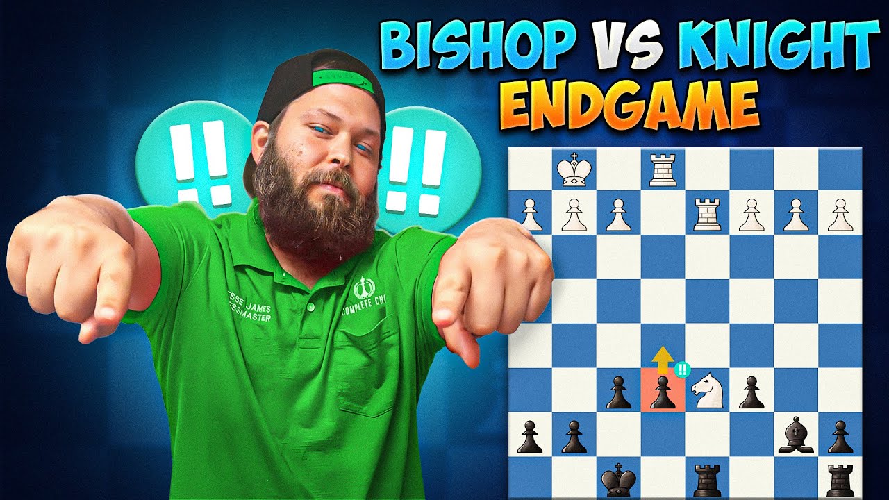 Understanding Chess Endgames | Good Bishop vs Bad Knight! - YouTube