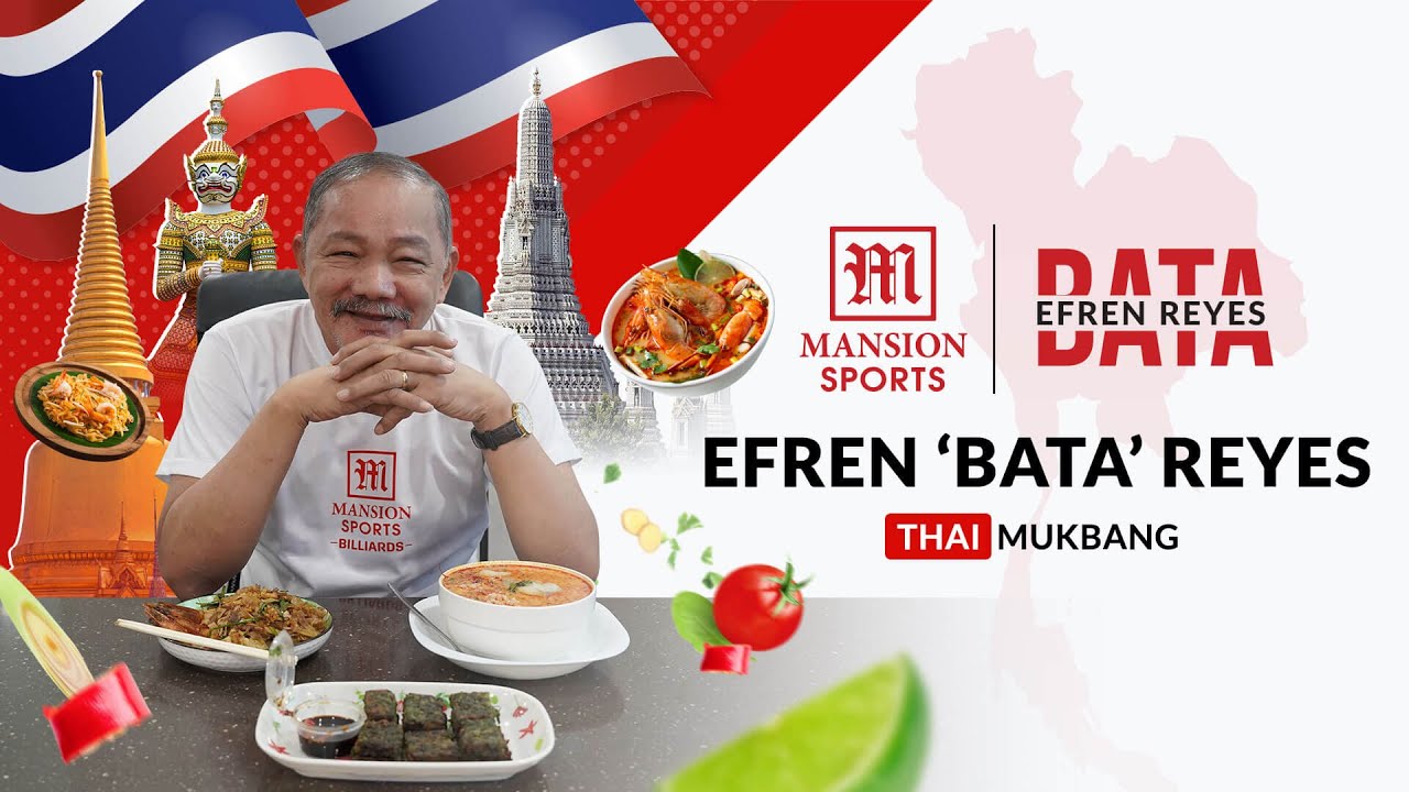 Efren 'Bata' Reyes Thai Mukbang - YouTube