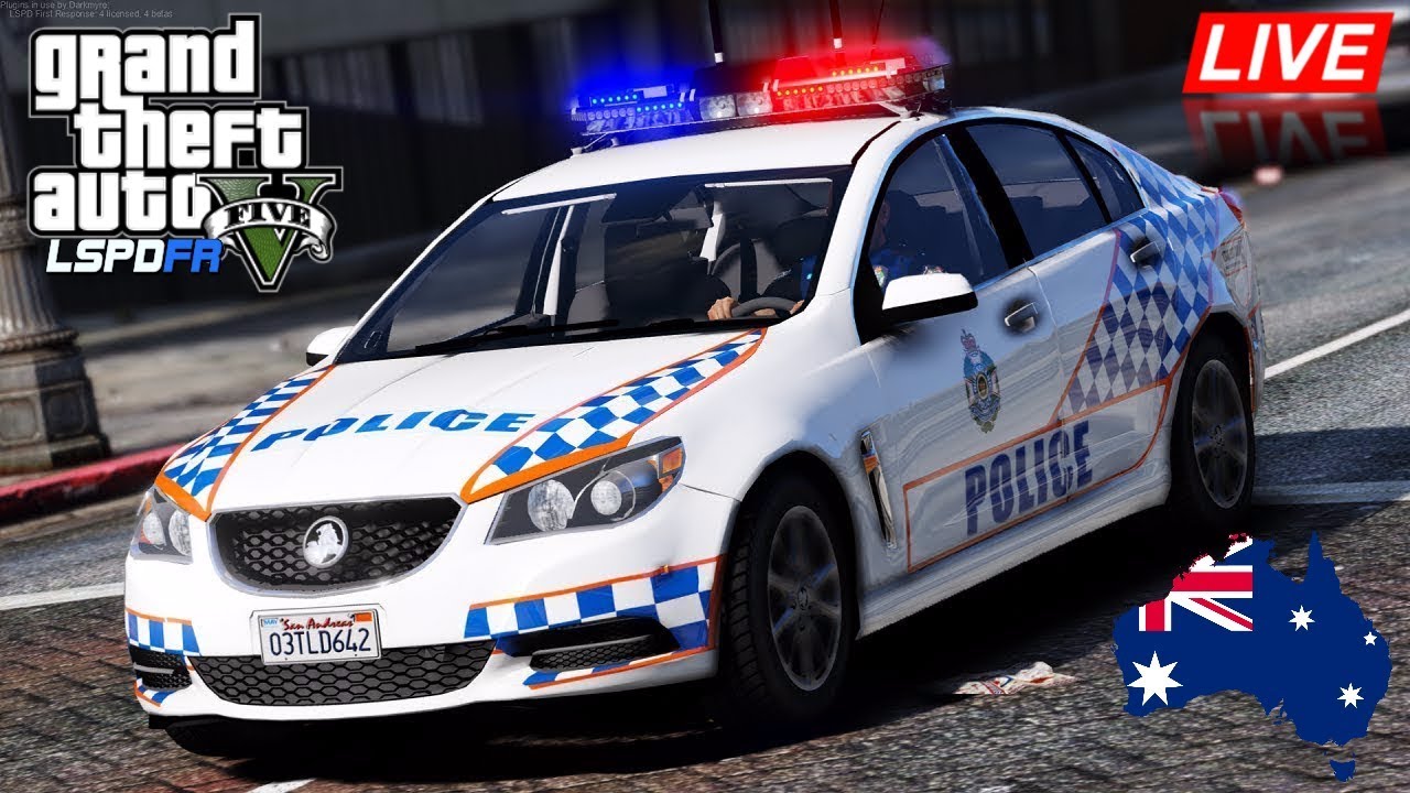 GTA 5 - LSPDFR Australia LIVE - QPS Holden Evoke Patrol (Play GTA as a ...