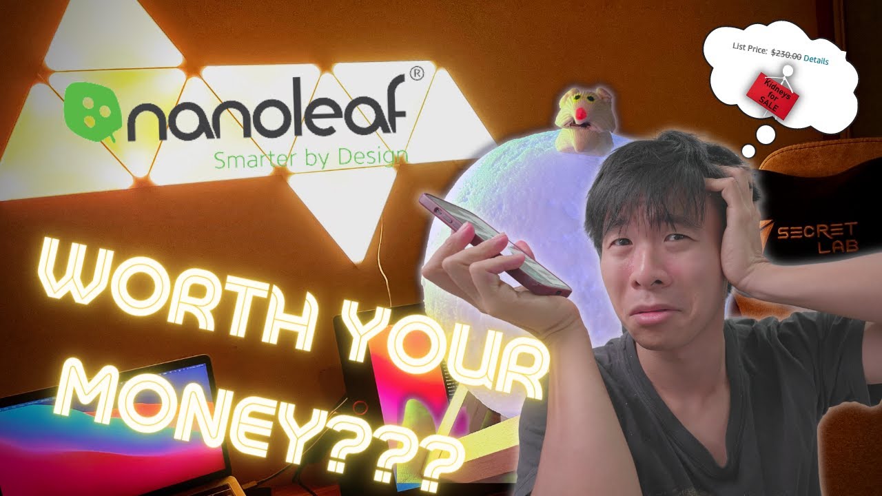 Are Nanoleaf Light Panels WORTH IT??? - Nanoleaf Shapes Unboxing and ...