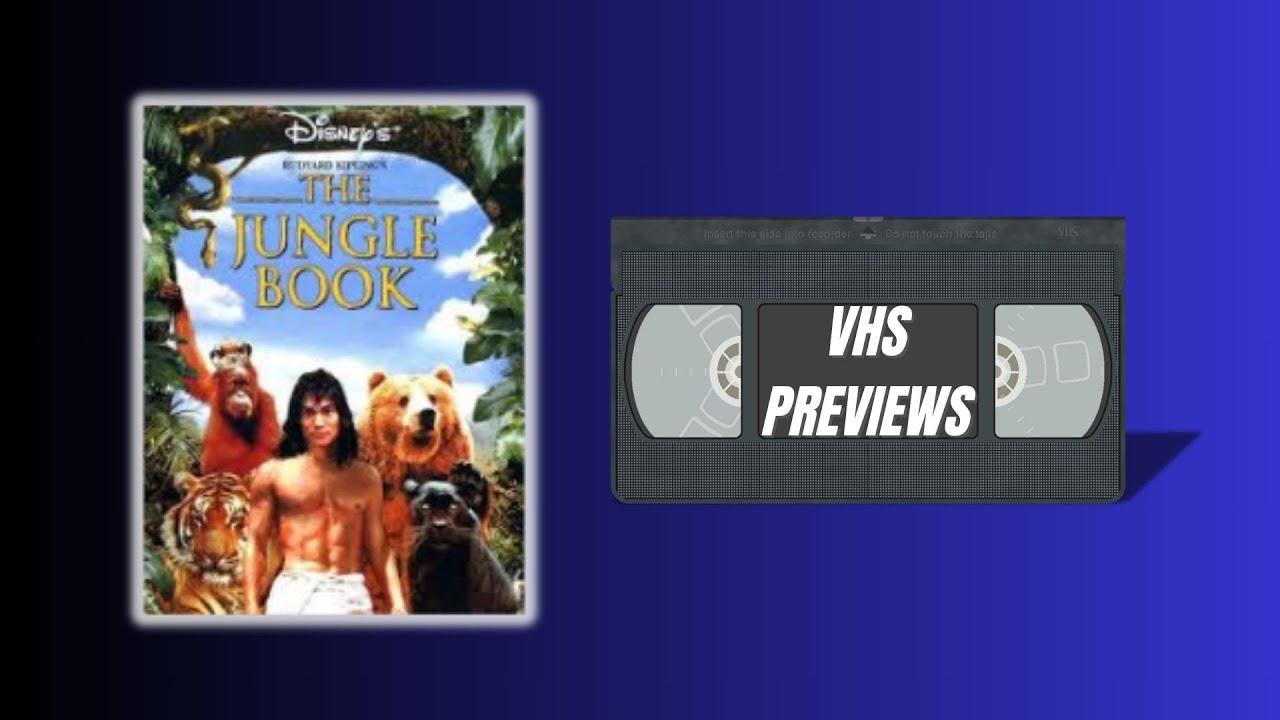 The Jungle Book (Live-Action) - VHS Previews - YouTube