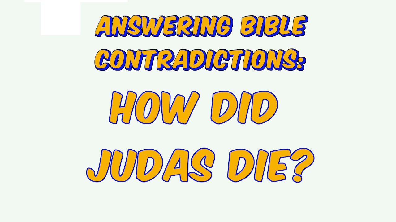 ABC: How did Judas Die? - YouTube