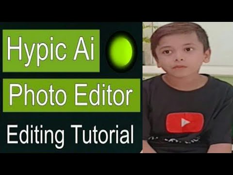 Hypic photo editor and AI art application - YouTube