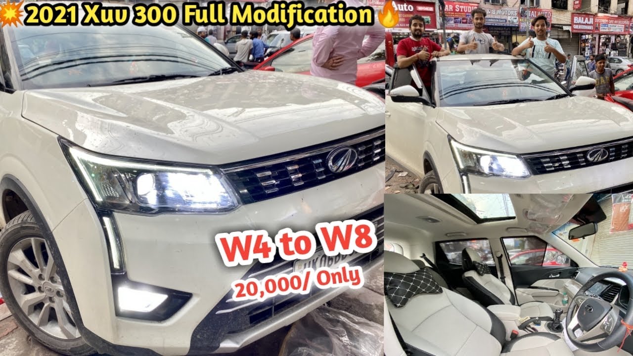 💥 Mahindra Xuv300 Full Modification🔥 W4 to W8🔥 Seat Covers🔥 Xuv300 w4🔥 ...
