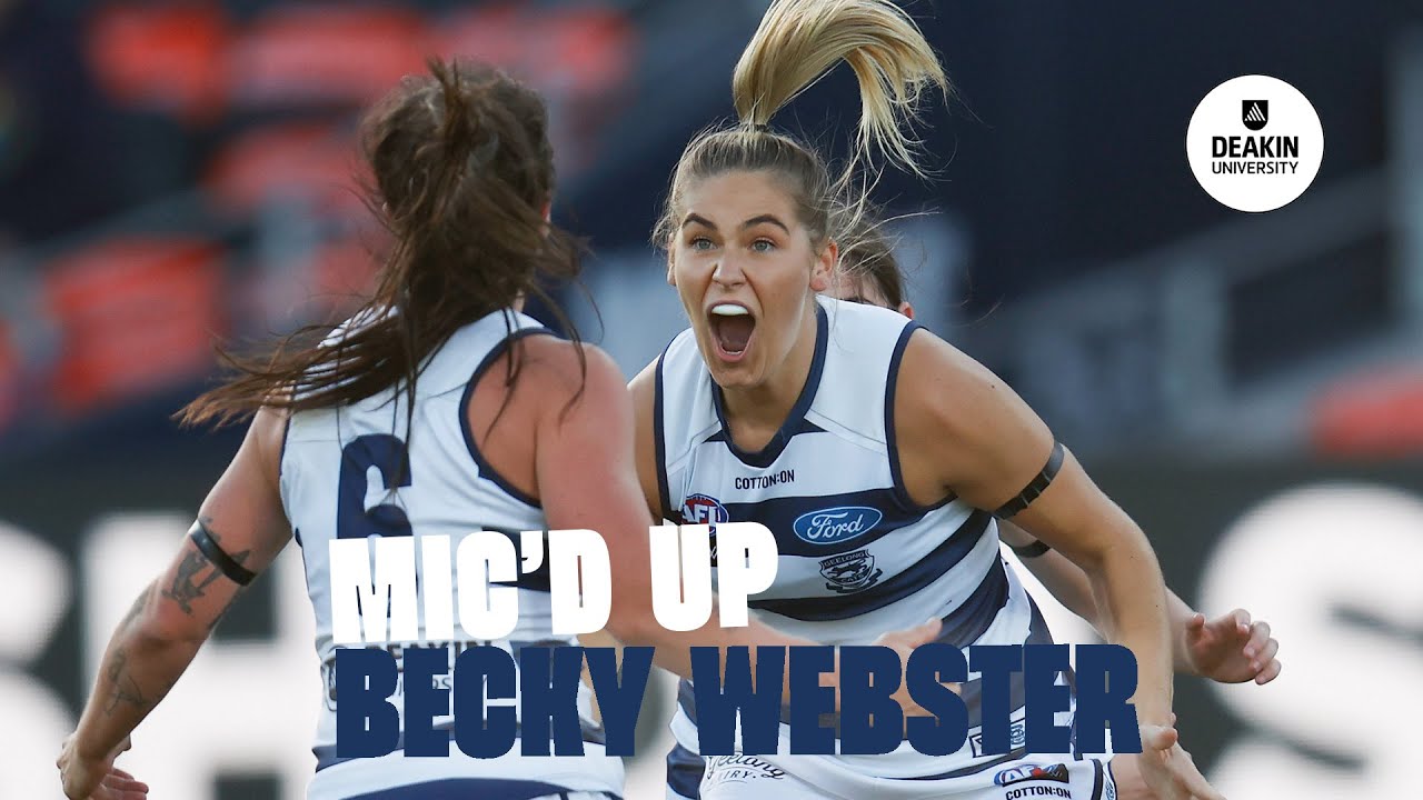 Mic'd Up | Becky Webster - YouTube