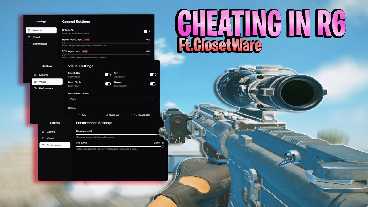 CHEATING IN R6S JUST GOT BETTER? | ft. closetware™ Zeroday External ...