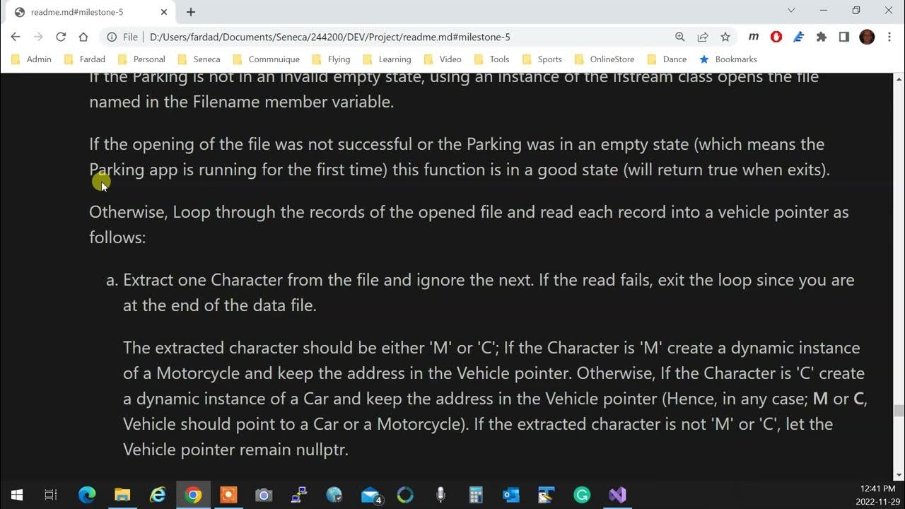 OOP244 - Project Milestone 5 Part 2 - YouTube