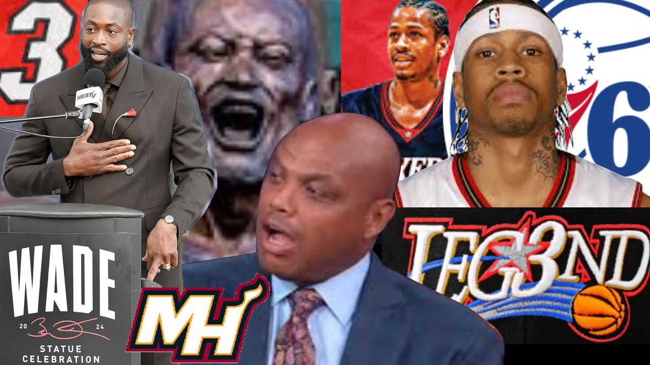 🏀NBA HONOURS LEGEND DWAYNE "UGLY" WADE AND ALLEN "MINI-ME" IVERSON # ...