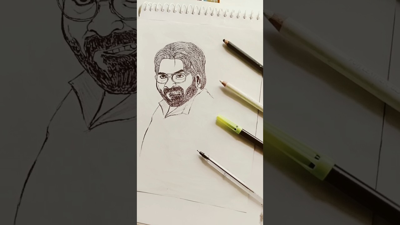 How to draw Sandhanam in Vikram movie || vijay Drawing#viral#tending# ...