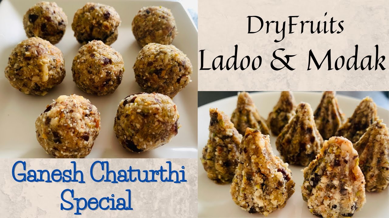 How To Make Dry Fruit Modak or Ladoo| Homemade Dry Fruit Modak Recipe ...