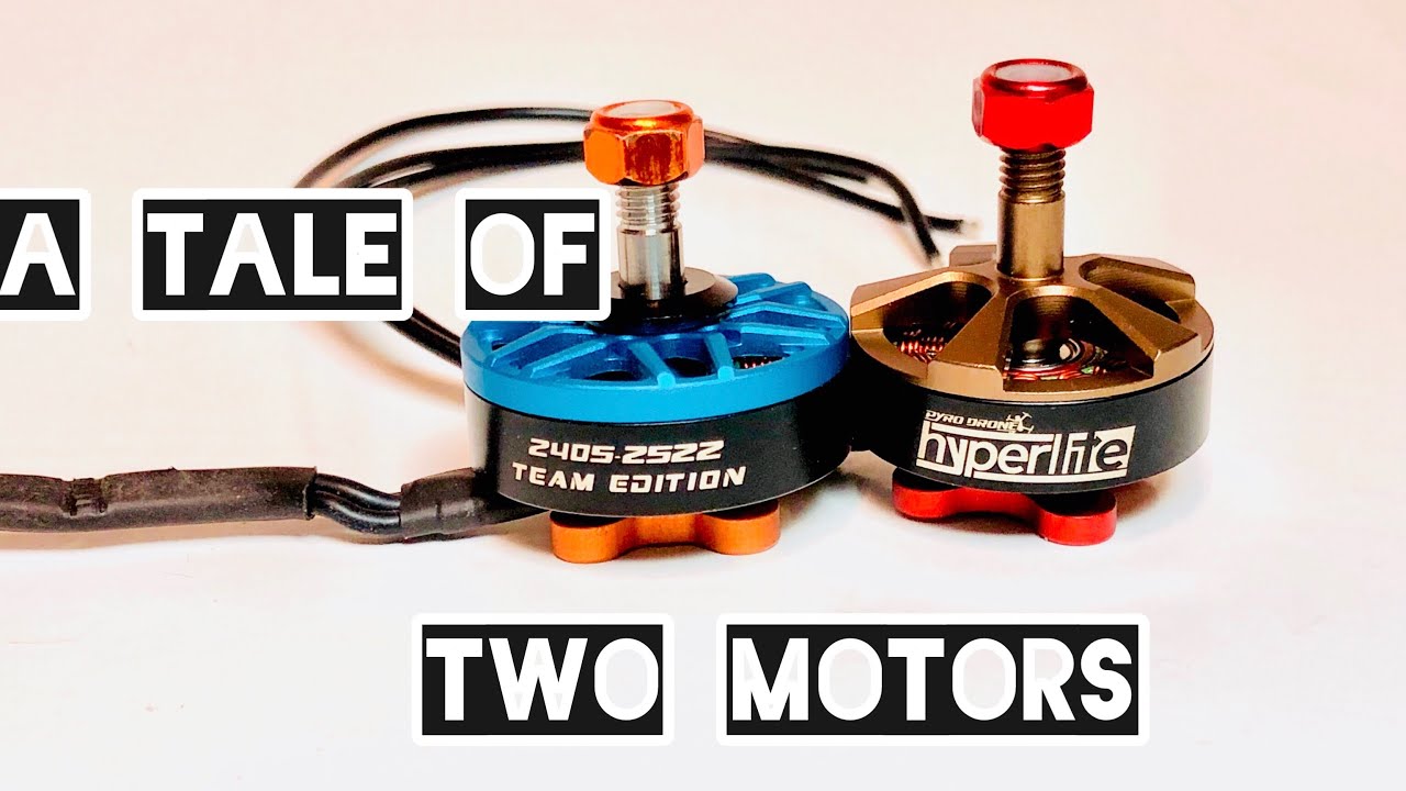 A Tale of two Motors: 2405 and 2205 Hyperlite 2522 team edition - YouTube
