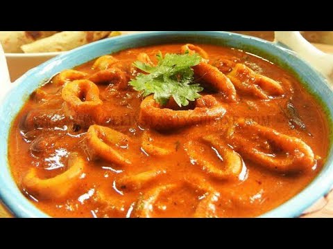 Squid (Bondas) Masala - YouTube
