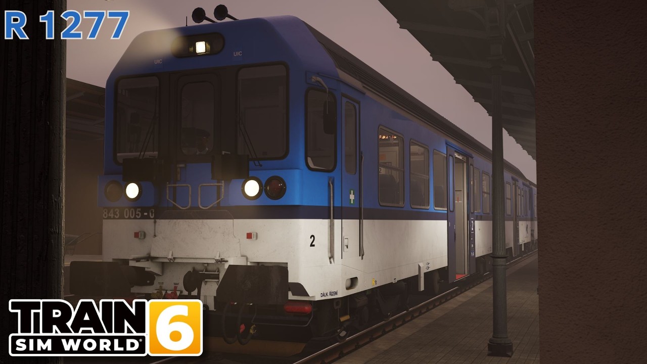 R 1277 - Liberec - Stara Paká - Class 843 - Train Sim World 6 - YouTube