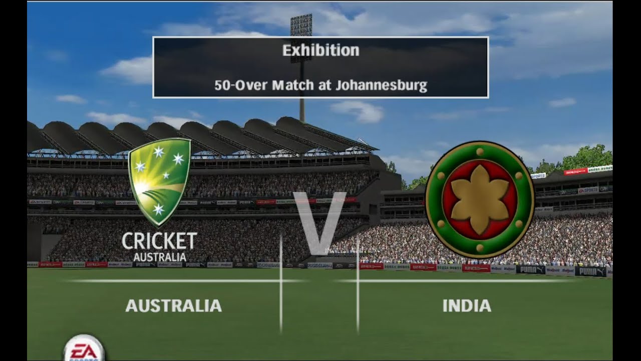 My EA Cricket 2007 Game Play (2003 Cricket World Cup Final, AUSTRALIA ...