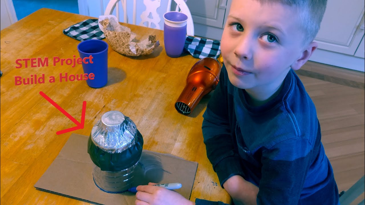 Kids STEM Project - Build a House - YouTube