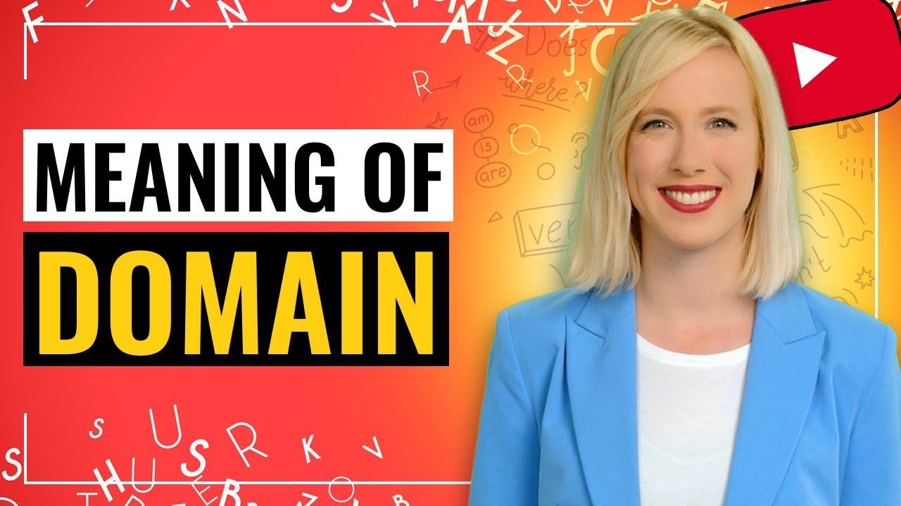 What is the definition of DOMAIN? Meaning and Sentence example - YouTube