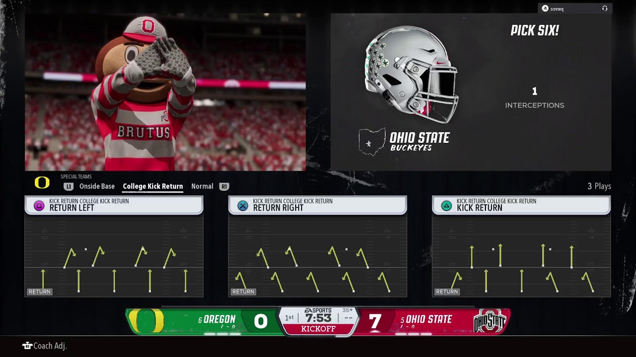 CFOL SN 11 Confrence Opener Oregon @ Ohio St - YouTube