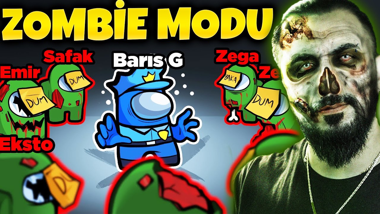 AMONG US ZOMBİE MODU!! AŞIRI EĞLENCELİ VE KORKUNÇ 🤣🤣 | Barış Can - YouTube
