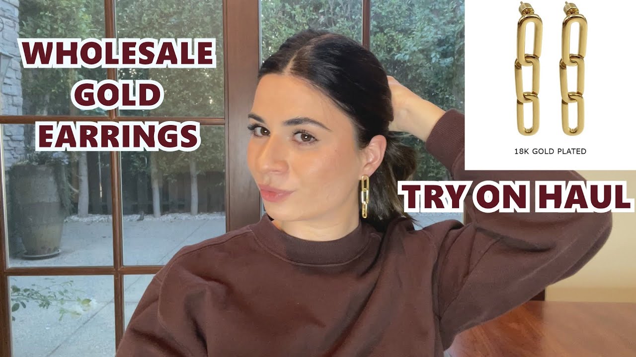 Wholesale Gold Jewelry Try On Haul | Can't come to our store? We got ...