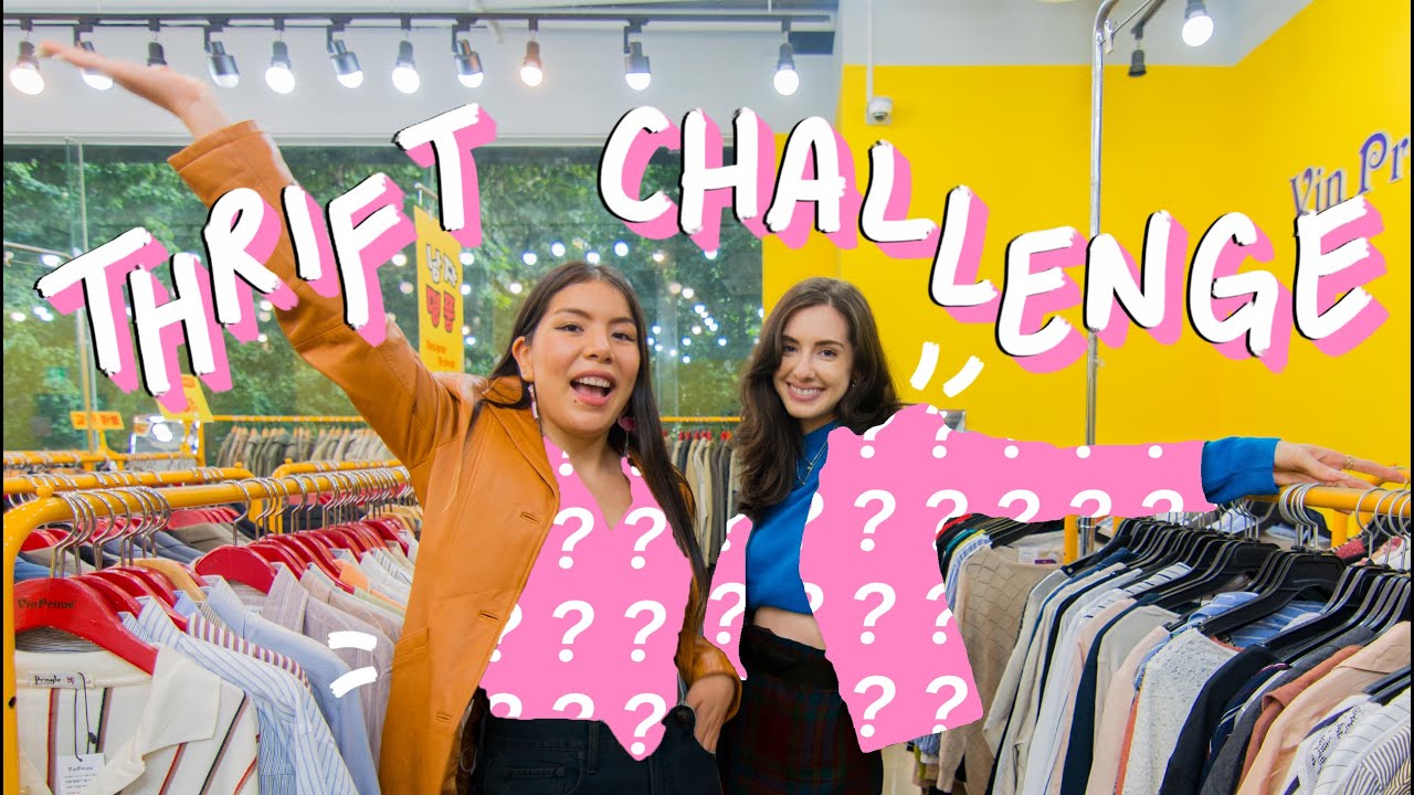 Thrift Store Challenge | Casual, Date Night + Wild Card Outfits 🛒🛒🛒 ...