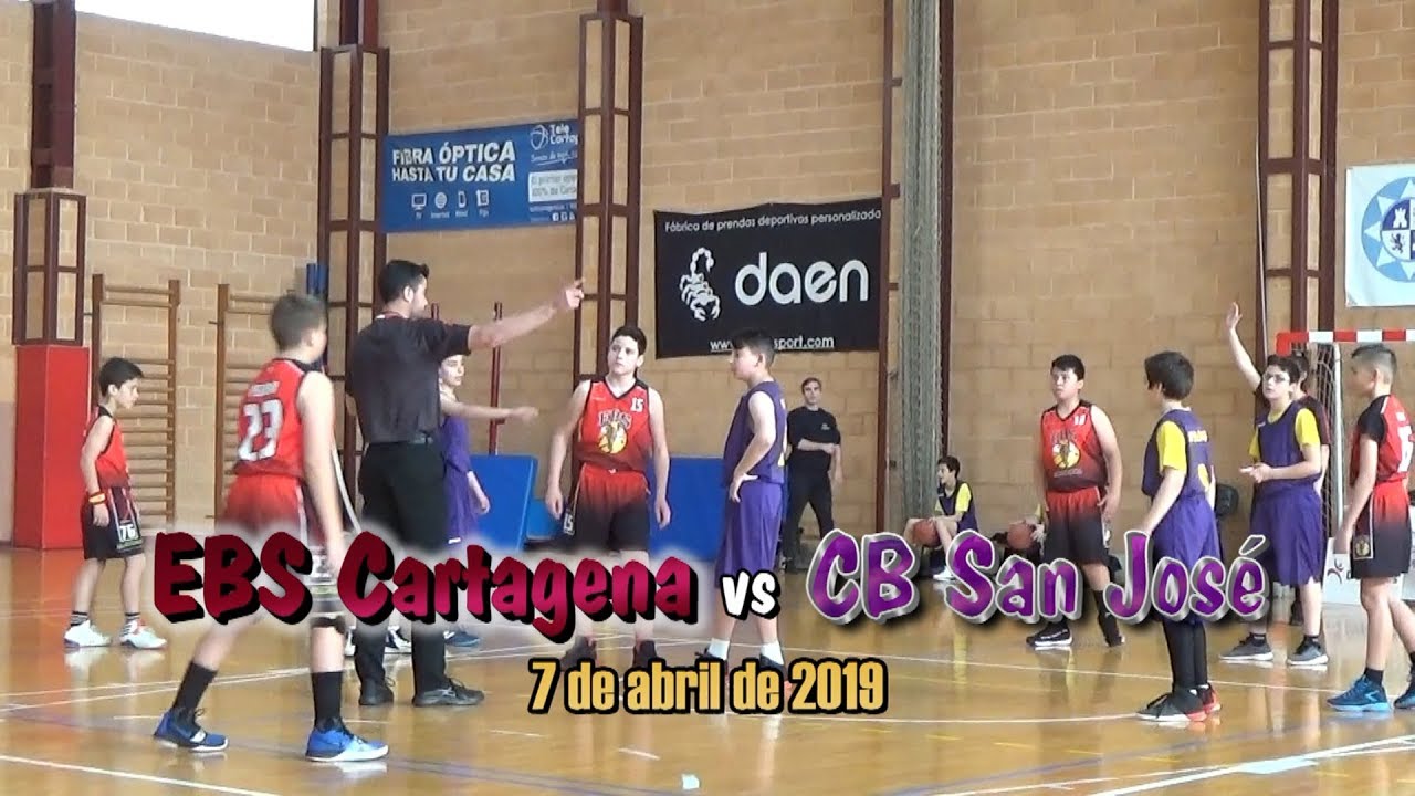 EBS Cartagena M07 vs CB San José (2019-04-07) - YouTube