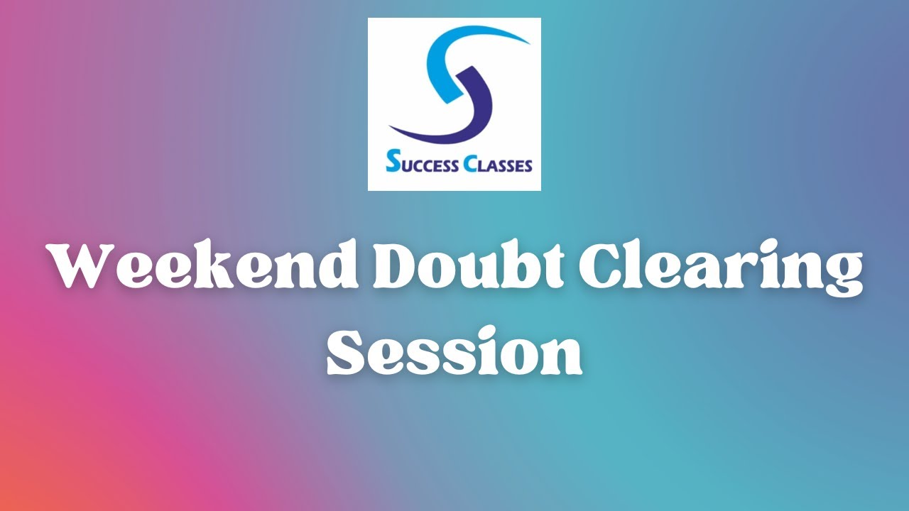 Weekend Doubt Clearing Session | Gaurav Soin - YouTube