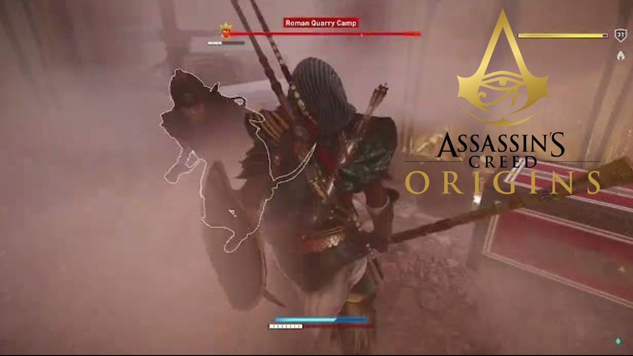 Assassin's Creed Origins ( Roman Quarry Camp ) - YouTube