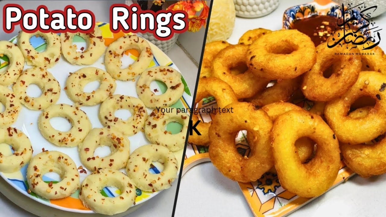 Potato Rings | Potato Snacks | Crispy Potato Rings by Anila's Dining ...