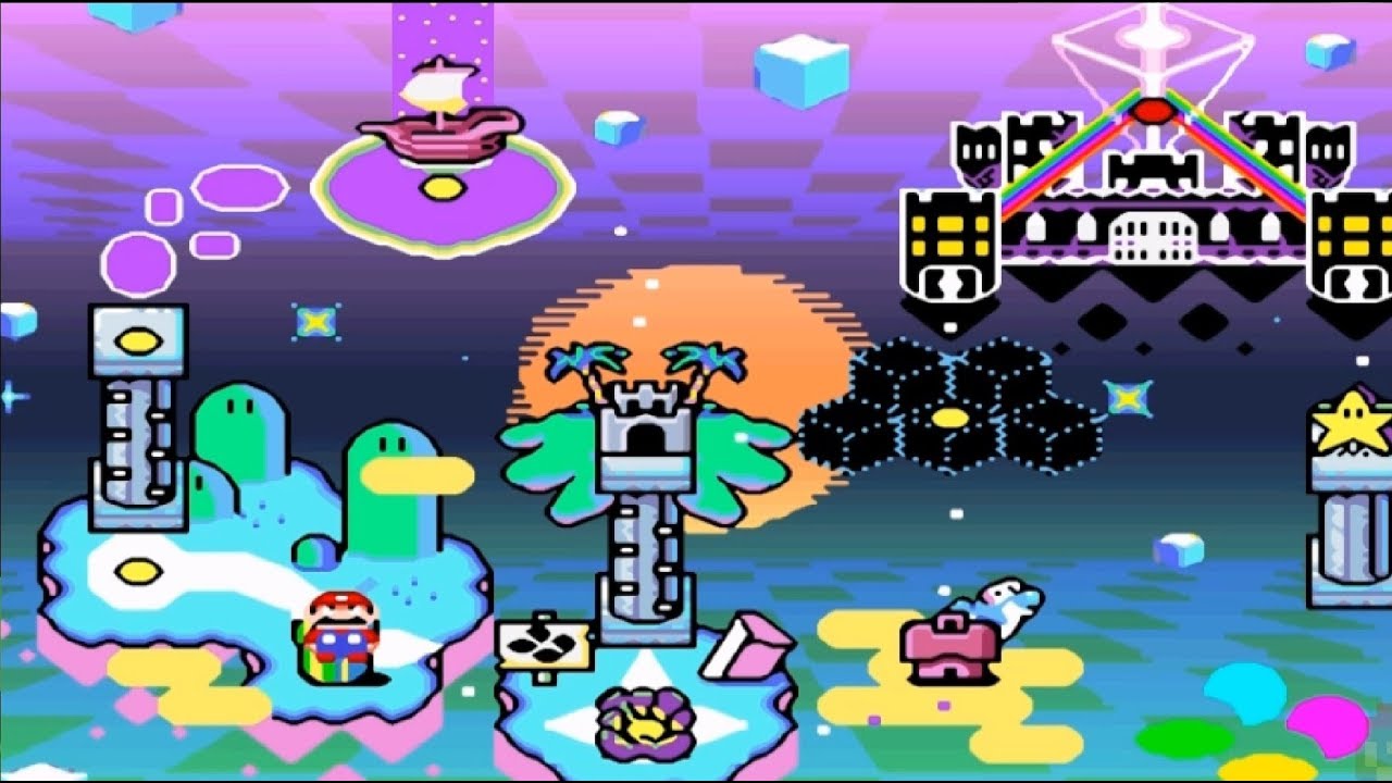 New Super Mario World: The Amazing Adventure 100% WORLD 9: OVERWORLD ...