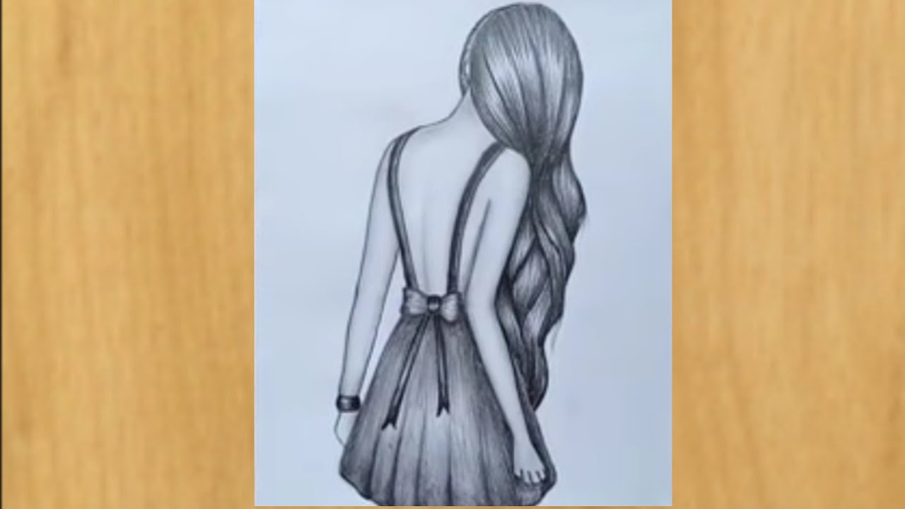 How to draw Girl | Girl Drawing Step by Step | Girl Drawing - YouTube