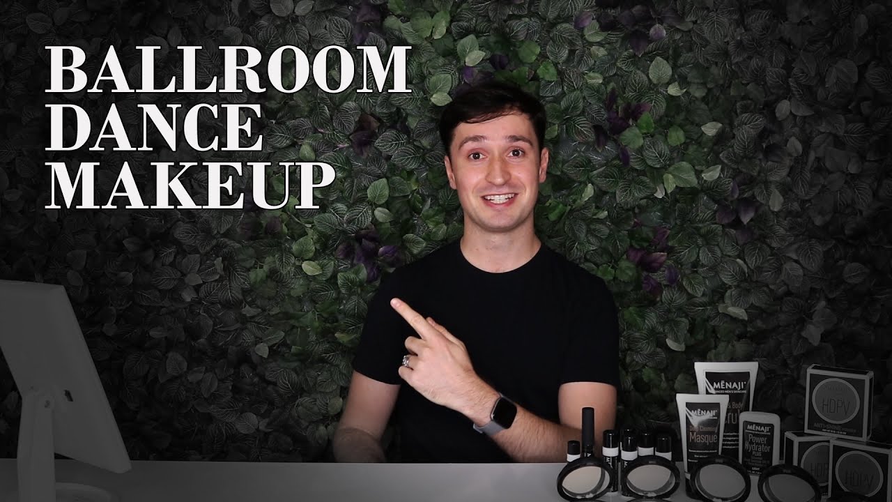 Ballroom Dance Mens Makeup Tutorial - MËNAJI - YouTube