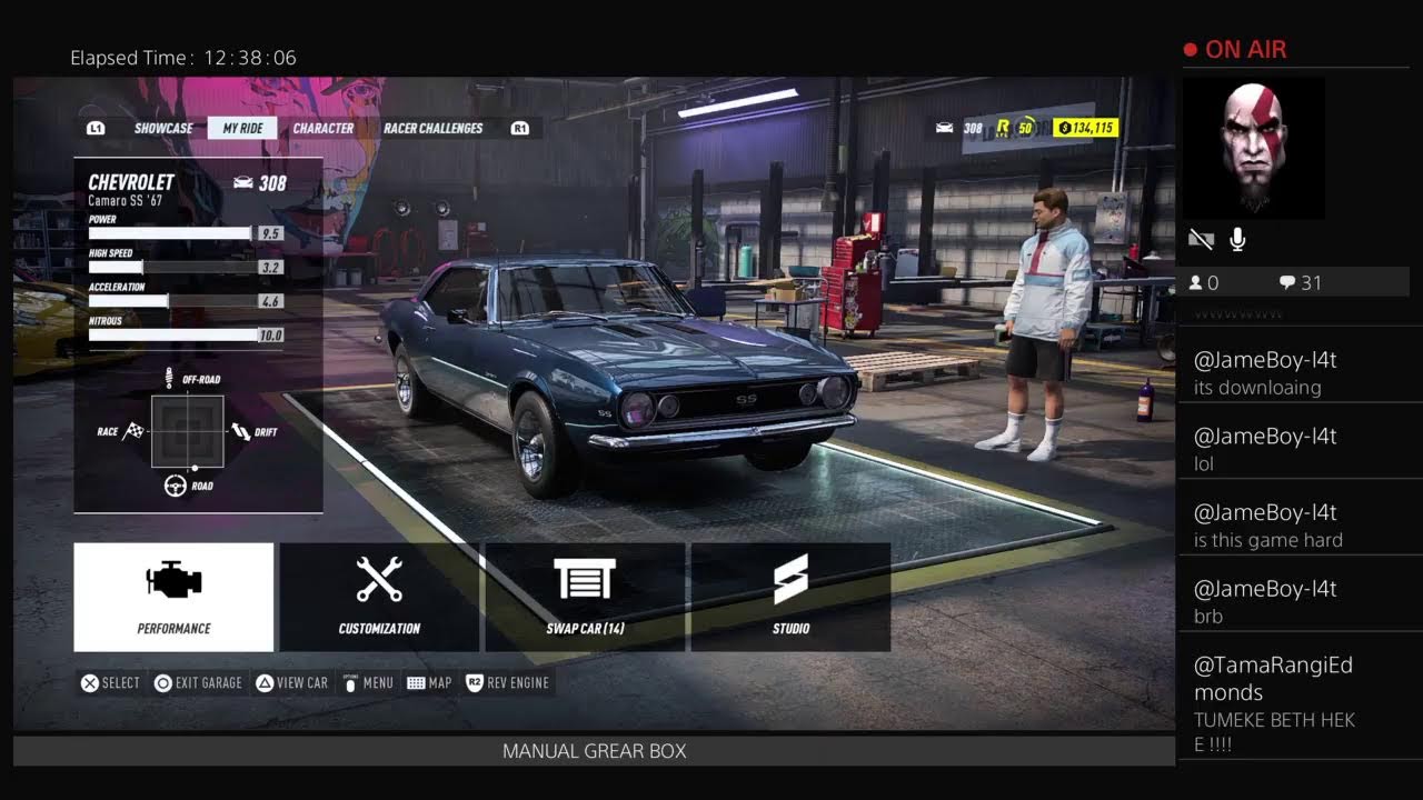 NFS HEAT MANUAL GREAR BOX (E2) - YouTube