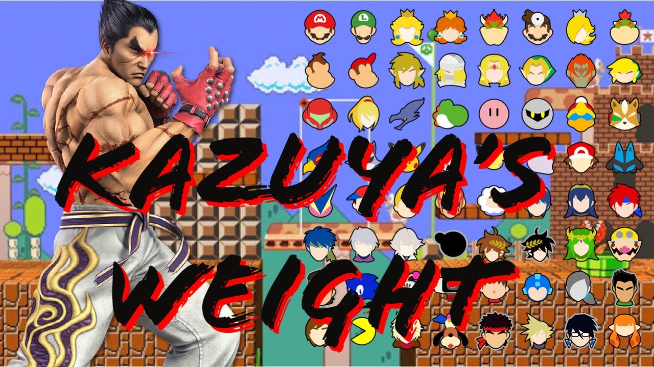 How Heavy Is Kazuya? Weight Comparison From The Entire Smash Bros ...