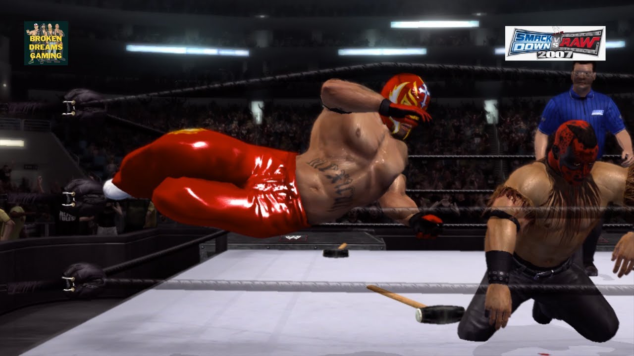 Rey Mysterio vs The Boogeyman Hardcore match WWE SvR 2007 Xenia Canary ...