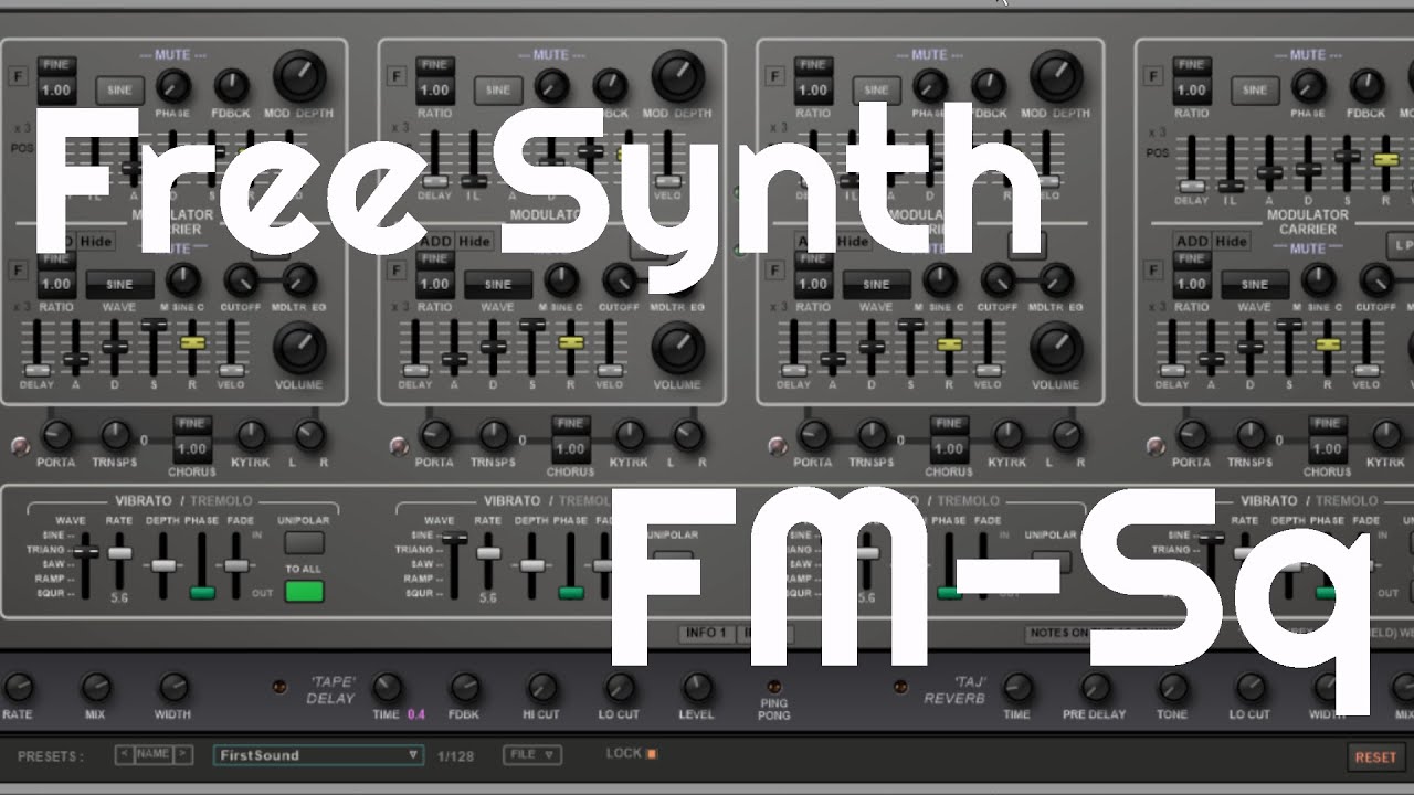 Free Synth - FM-Sq by K Brown (No Talking) - YouTube