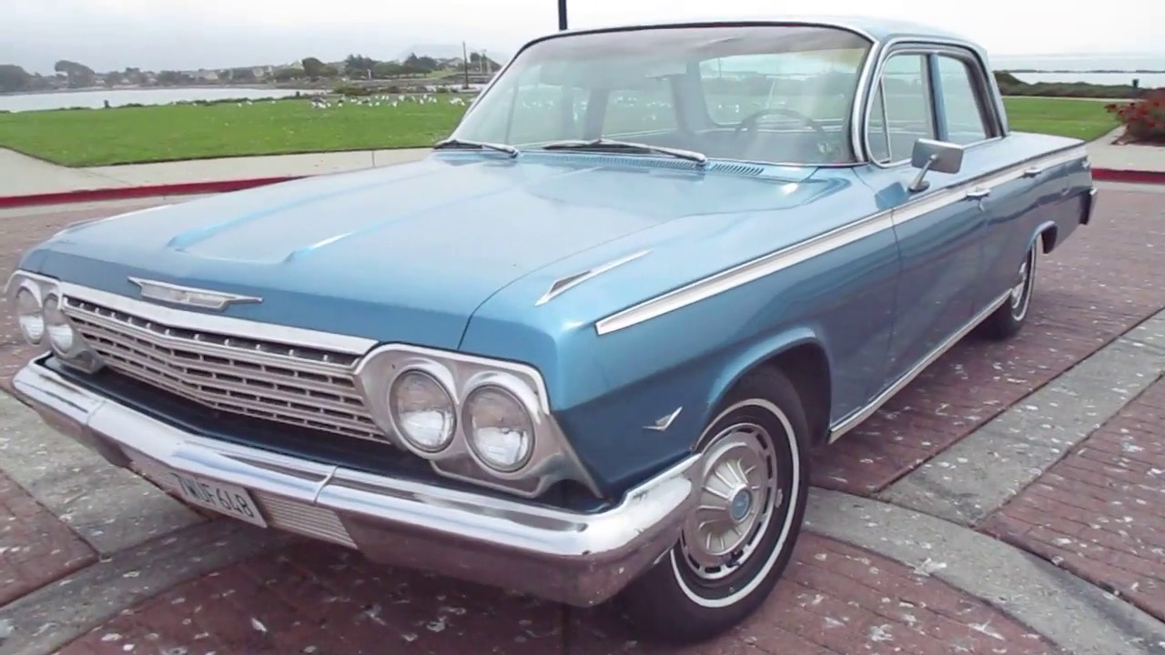 1962 Blue Chevrolet Impala Walkaround - YouTube