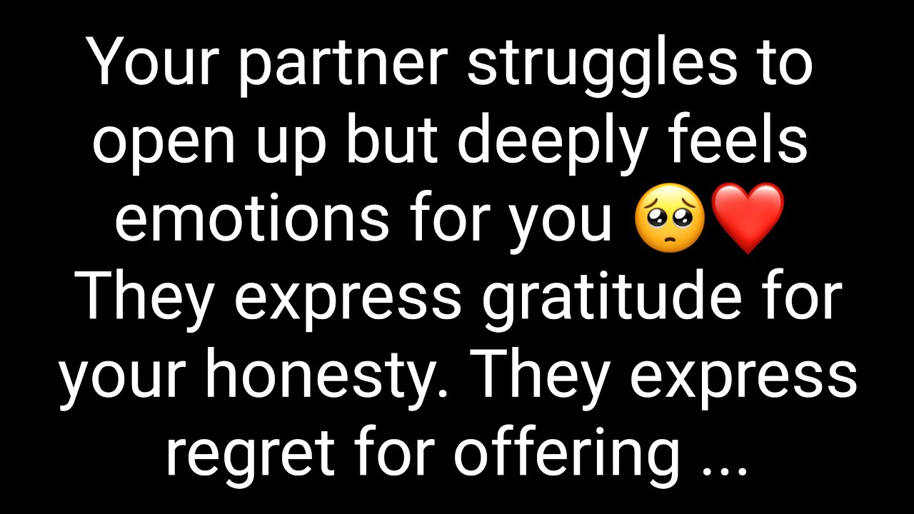 💌Your person struggles o open up but deeply feels emotions for you💜They ...