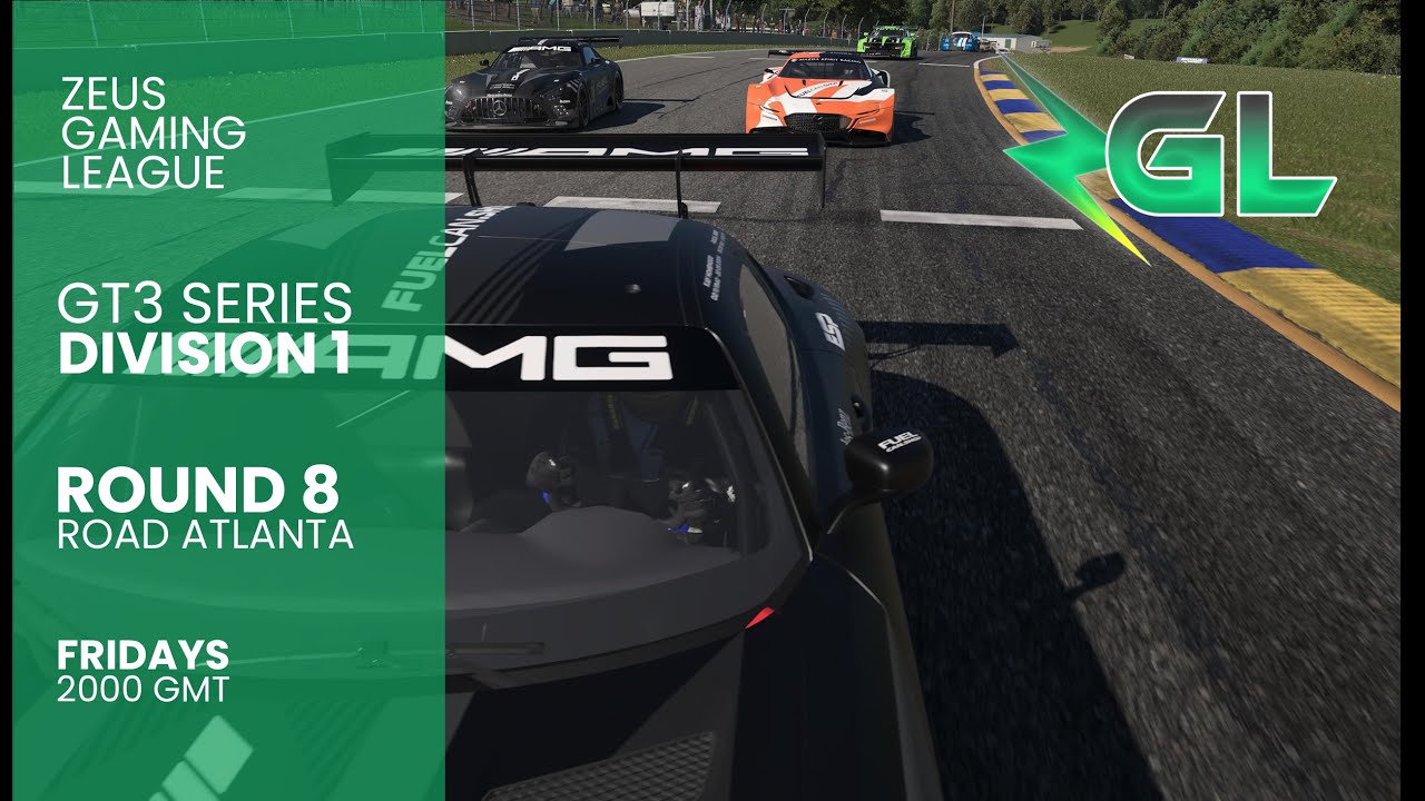 ZGL | GT7 | GT3 Division 1 | Round 8: Road Atlanta - YouTube