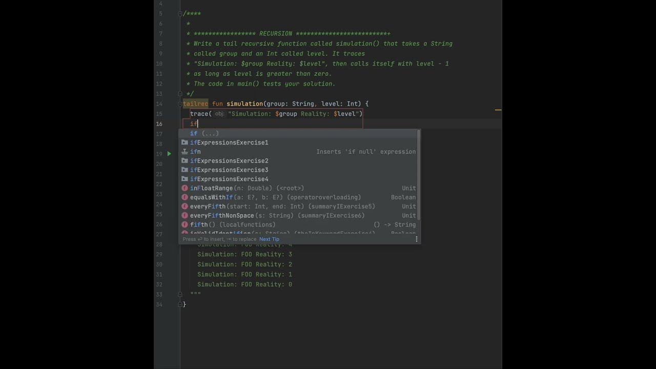 Kotlin Recursion Tailrec Simulation Super Easy Programming Youtube