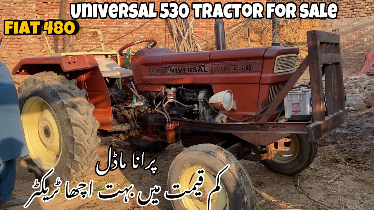 Fiat 480 universal 530 tractor for sale - YouTube