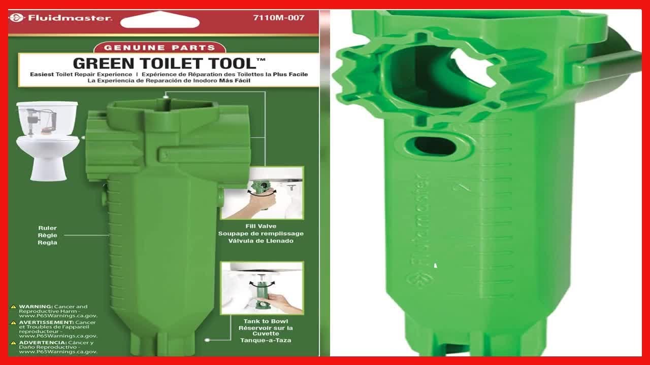Great product - Fluidmaster 7110M-007-P10 Green Toilet Tool - YouTube